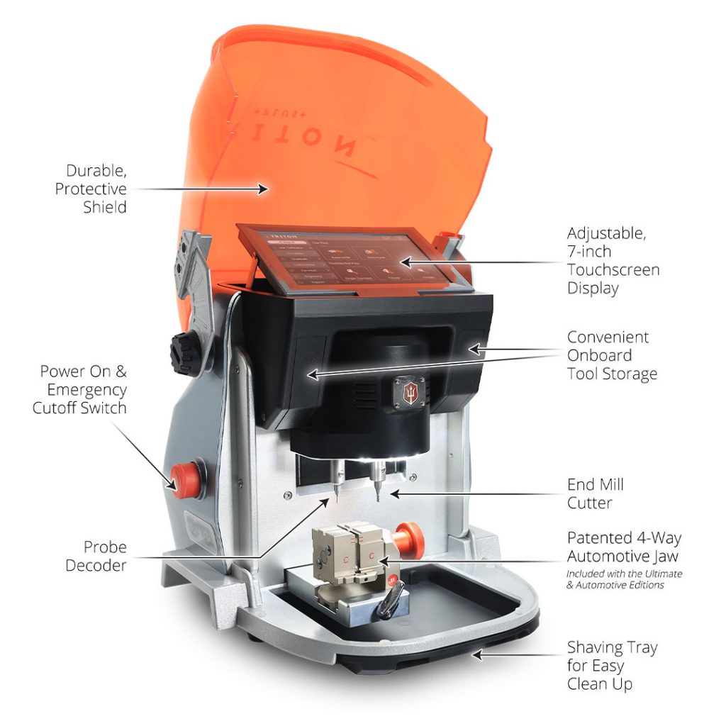 TRITON PLUS ALL IN ONE KEY CUTTING MACHINE ULTIMATE EDITON