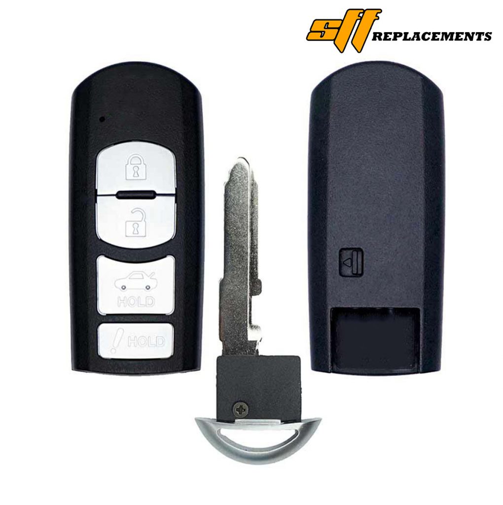 2014-2019 REPLACEMENT 4B SMART PROXIMITY REMOTE FOR MAZDA 3 6 MX-5 ...