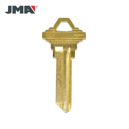 JMA SC4 / 1145A 6-PIN RESIDENTIAL KEYS BRASS FINISH 50-PACK SLG-4E-BR ...